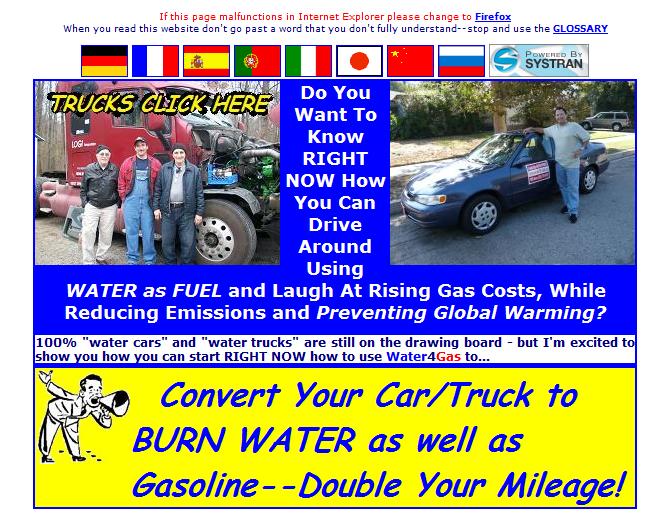 Convert Your Car To Run On Water As Fuel